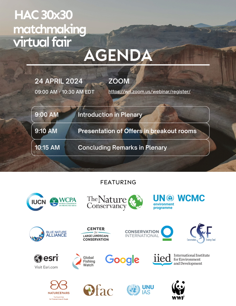 HAC 30×30 Matchmaking Virtual Fair « High Ambition Coalition